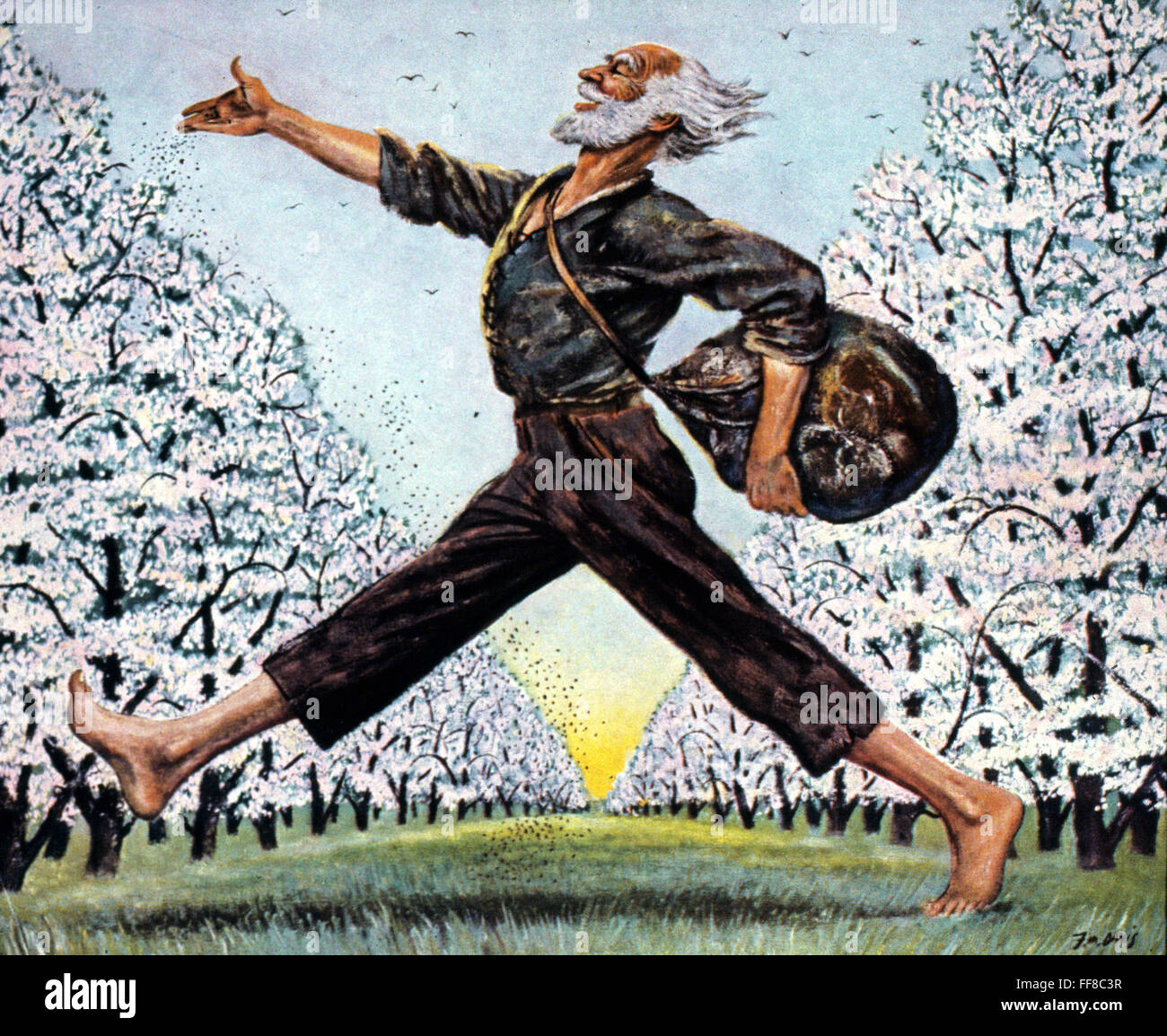 JOHN CHAPMAN (1774-1845). /nAmerican pioneer known as 'Johnny Appleseed ...