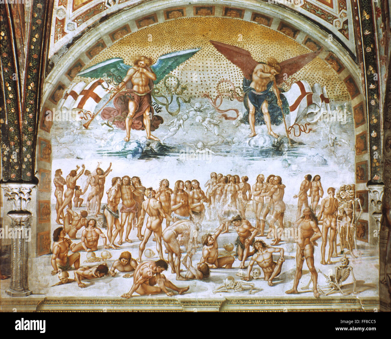 SIGNORELLI: JUDGMENT DAY. /nFresco, 15th century, by Luca Signorelli ...