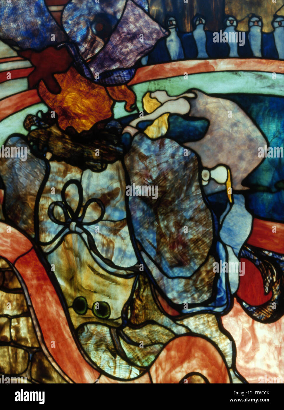 TIFFANY GLASS, 1894-95. /nAt the New Circus, Father Chrysanthemum ...