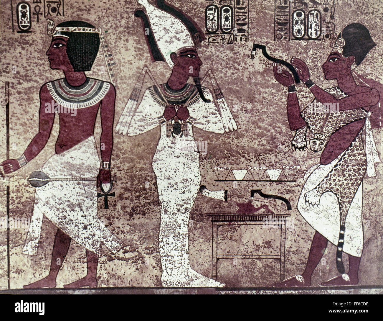 Ancient egypt priest fresco High Resolution Stock Photography and ...