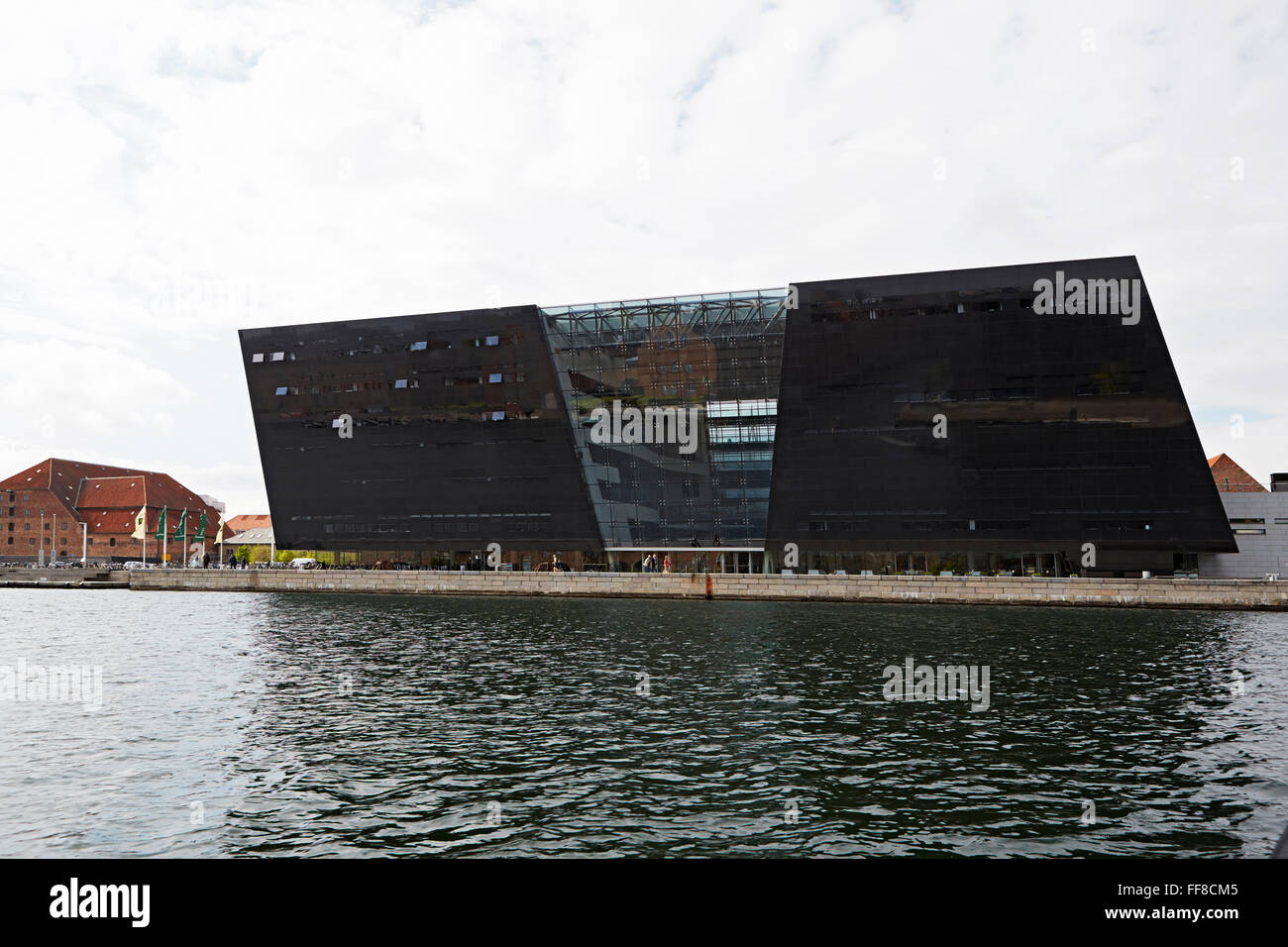 Copenhagen the Black Diamond Royal library Stock Photo - Alamy