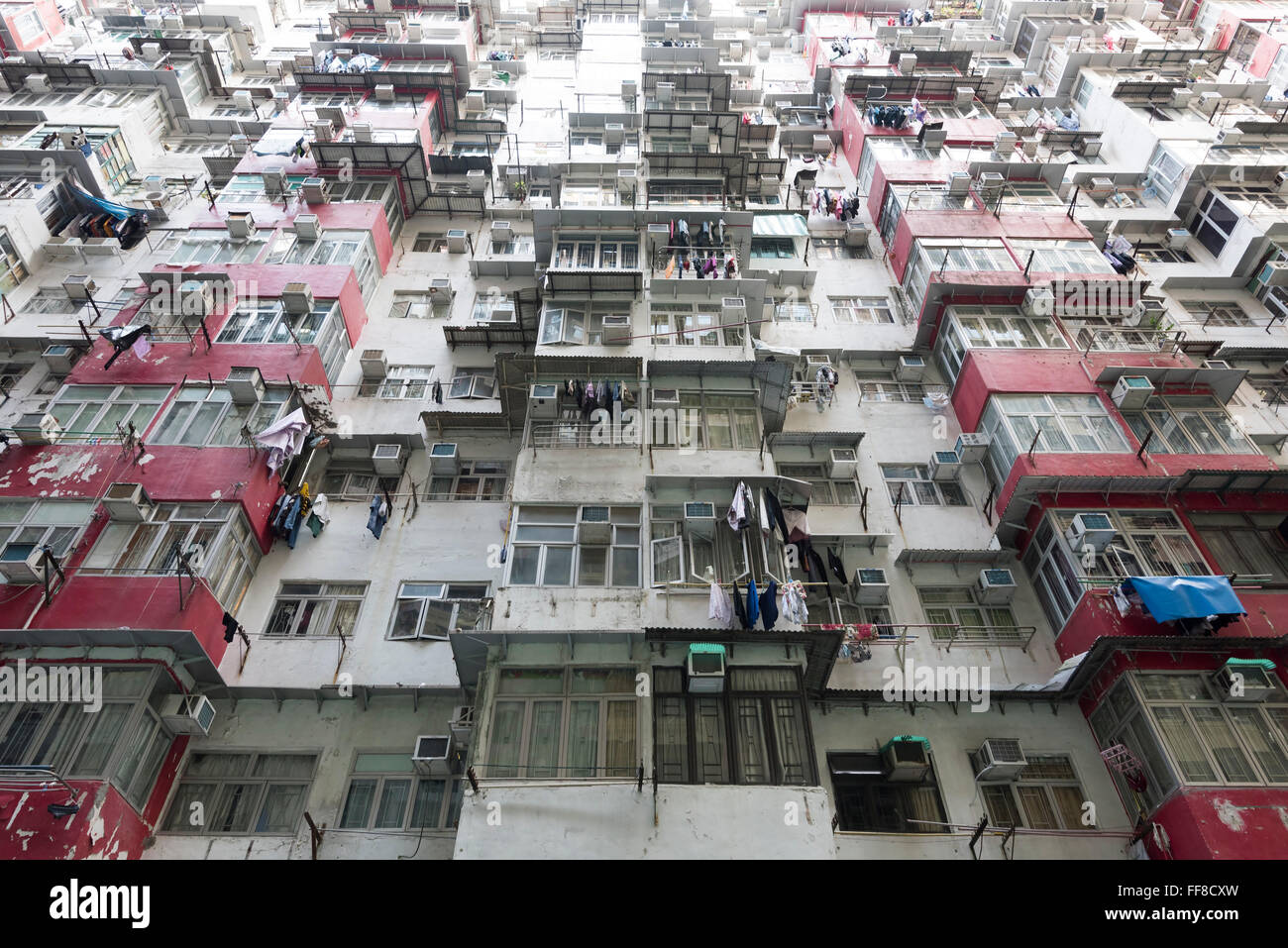 Hong kong building texture hi-res stock photography and images - Alamy