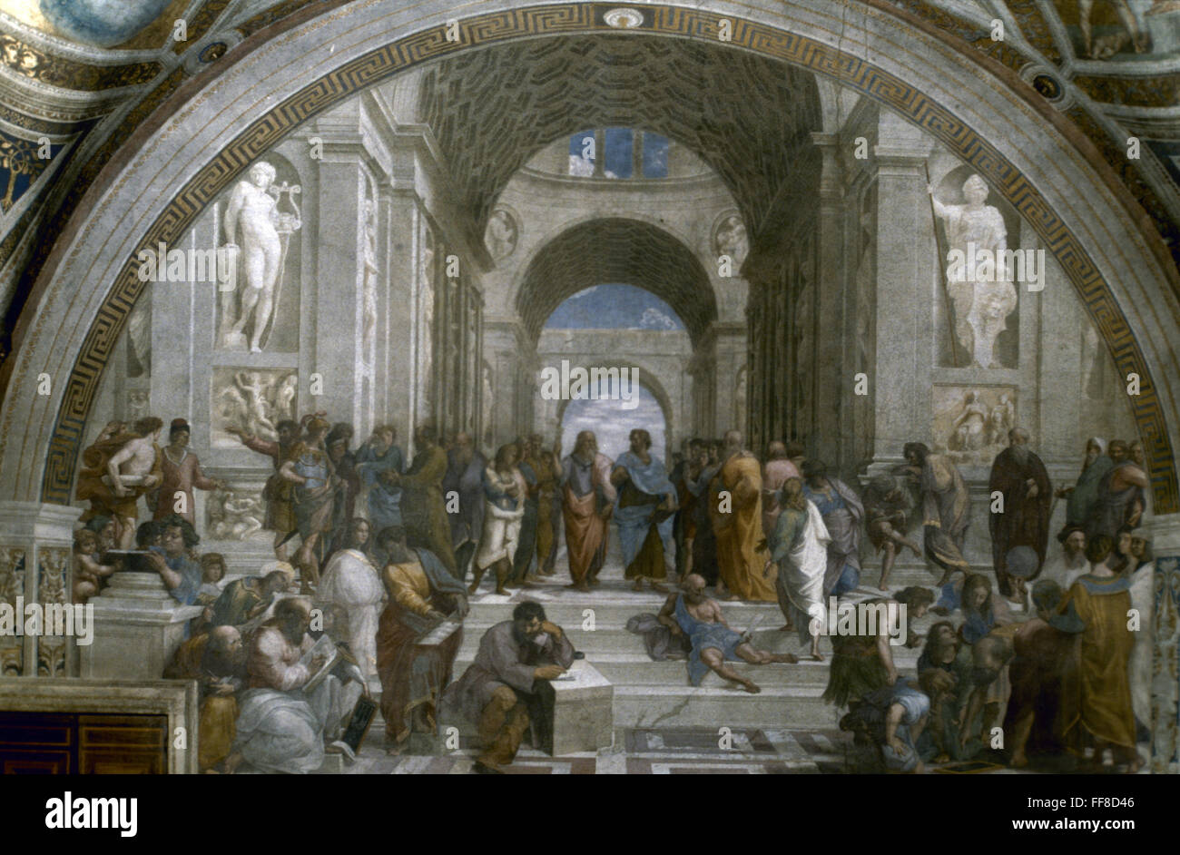 RAPHAEL: SCHOOL OF ATHENS. /nFresco, 1509-10 Stock Photo - Alamy