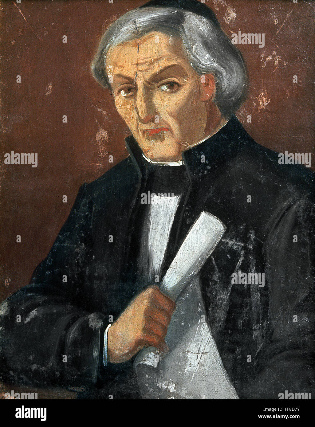 MIGUEL HIDALGO (1753-1811). /nMexican priest and revolutionary. Oil on ...