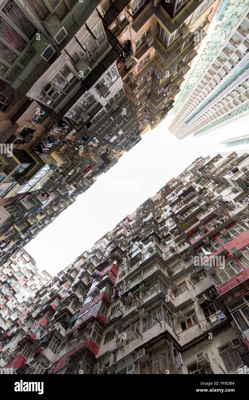 Hong kong building texture hi-res stock photography and images - Alamy
