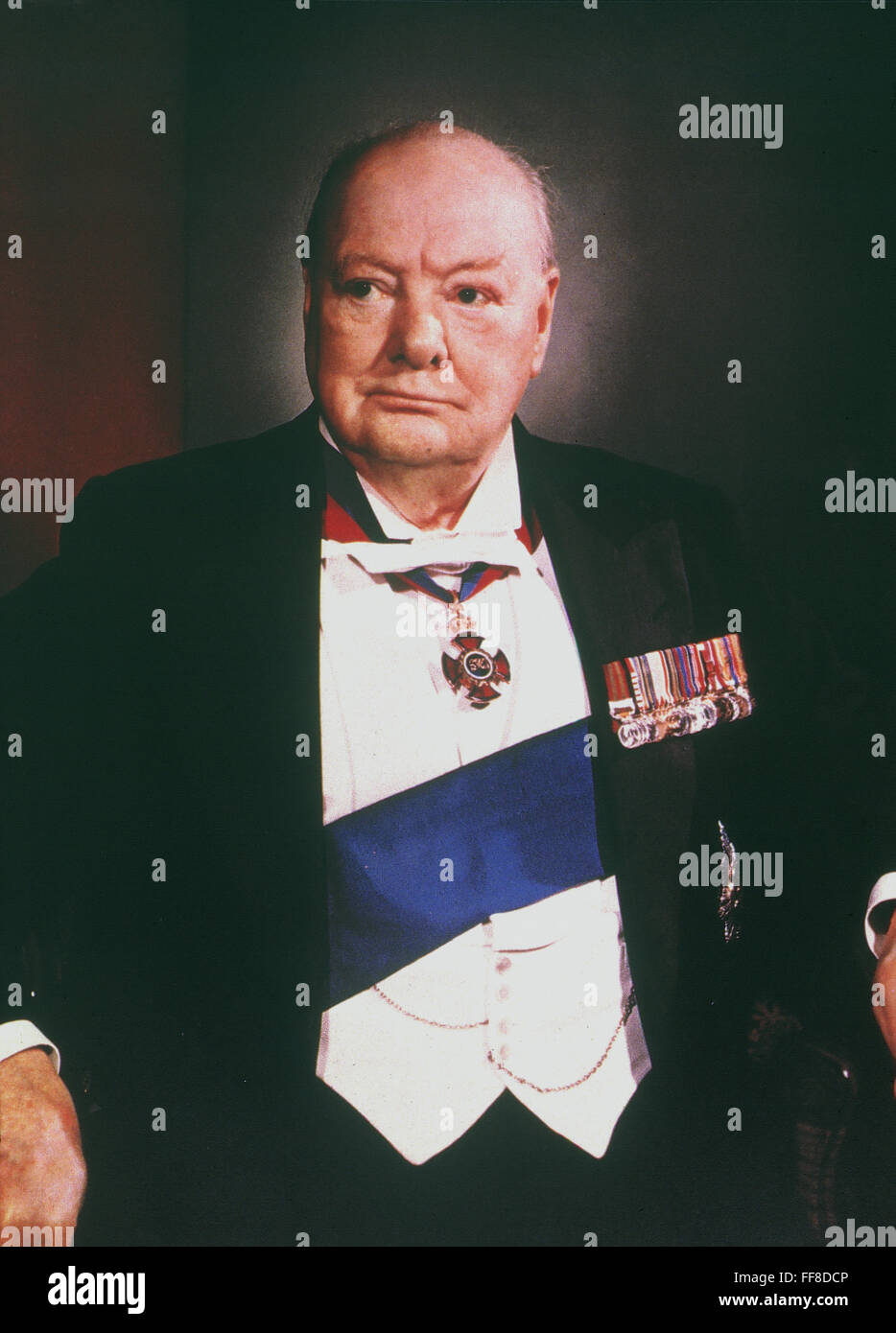 SIR WINSTON CHURCHILL /n(1874-1965). British statesman and author ...
