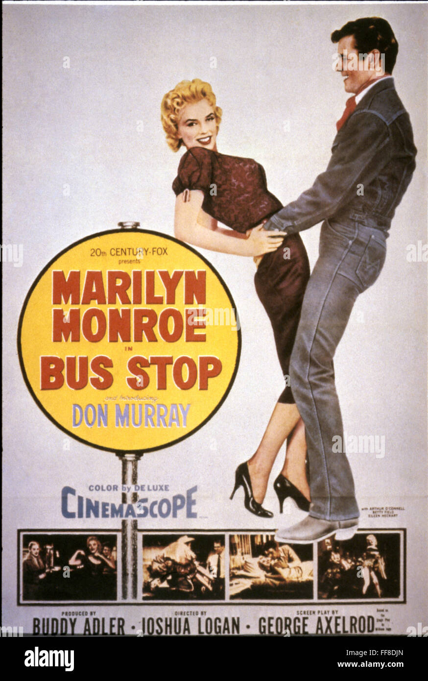 MARILYN MONROE: BUS STOP. /nPoster, 1956 Stock Photo - Alamy