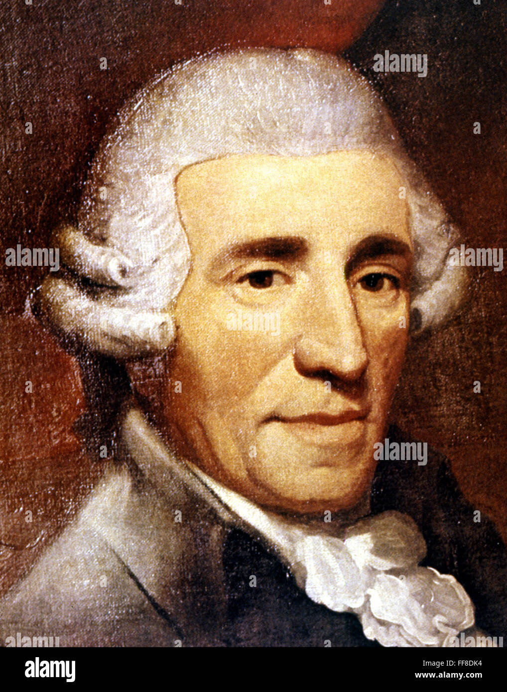 FRANZ JOSEPH HAYDN /n(1732-1809). Austrian composer. Detail from oil ...