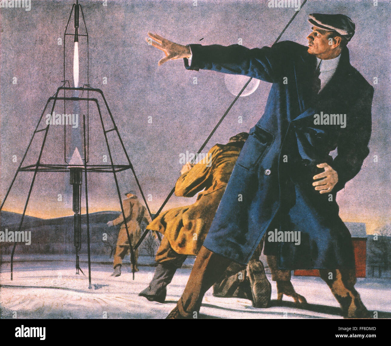 ROBERT GODDARD (1882-1945). /nAmerican physicist. Goddard's first ...