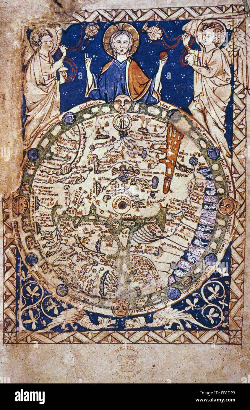 Medieval world map hi-res stock photography and images - Alamy