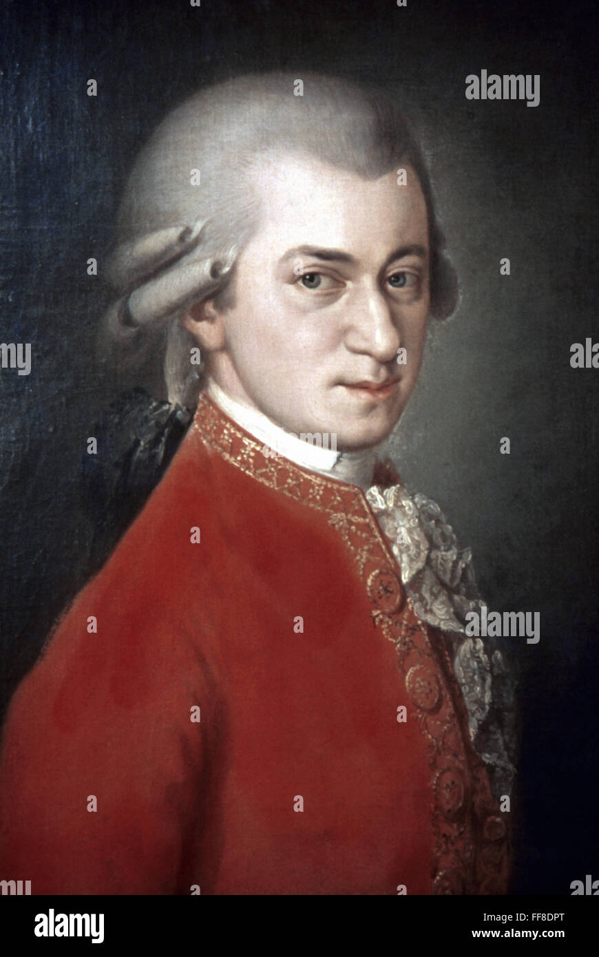 WOLFGANG AMADEUS MOZART /n(1756-1791). Austrian composer. Posthumous ...