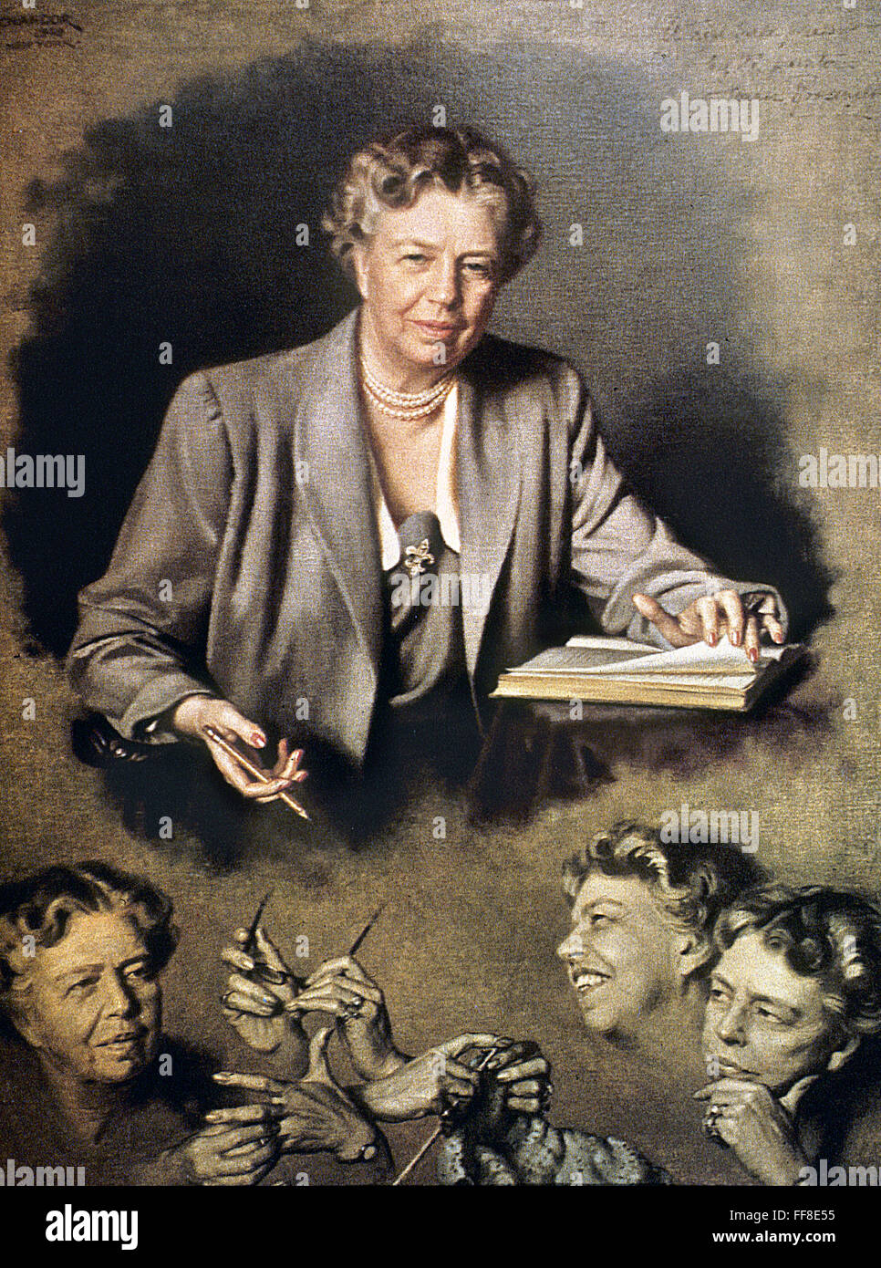 ANNA ELEANOR ROOSEVELT /n(1884-1962). Mrs. Franklin Delano Roosevelt ...