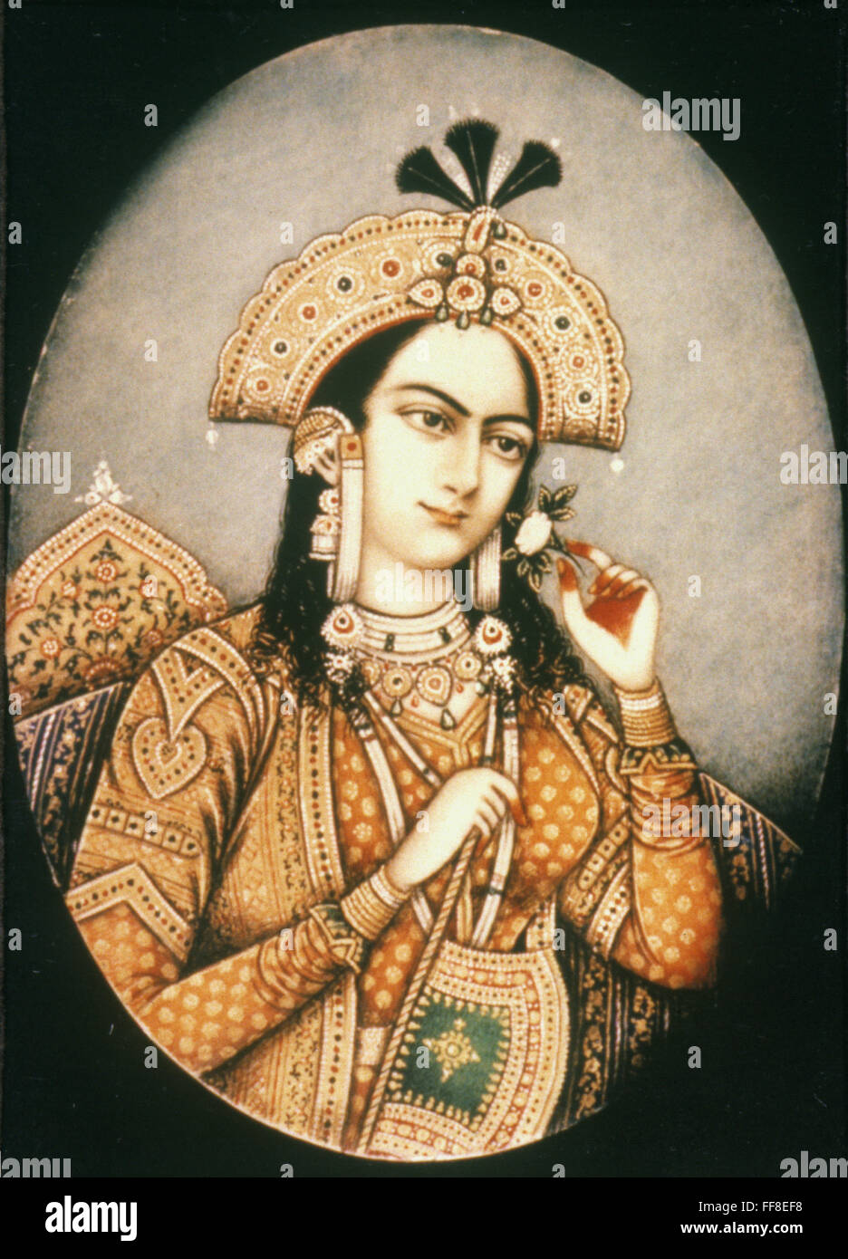 ARJUMAND BANU (1592-1631). /nBetter known as Mumtaz Mahal, favorite ...