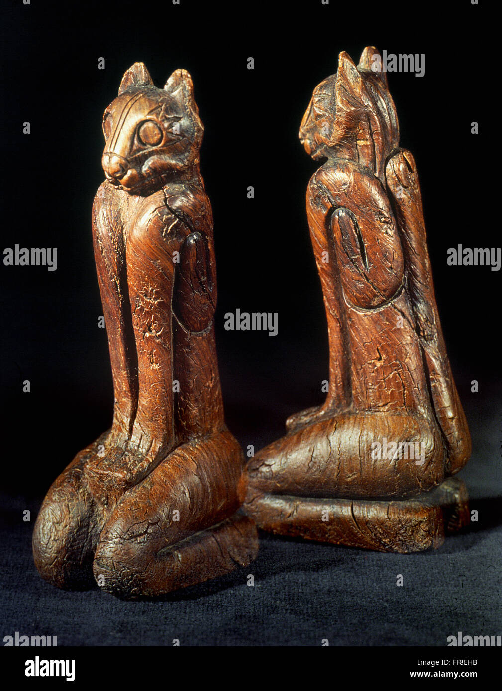 NATIVE AMERICAN CARVINGS. /nSoutheastern Native American (Calusa ...