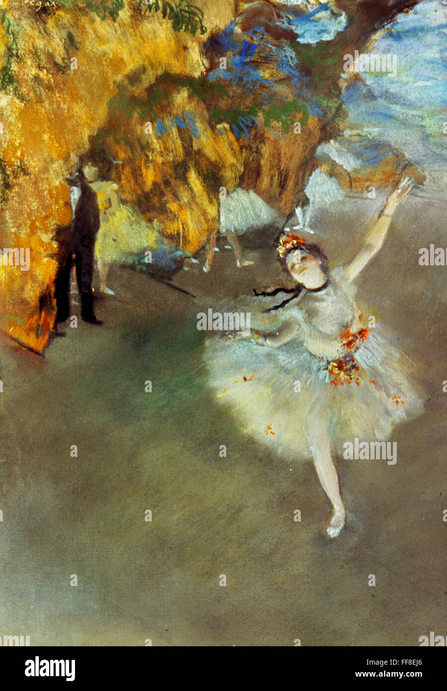 DEGAS: STAR, 1876-77. /nEdgar Degas: The Star or The Dancer on Stage ...