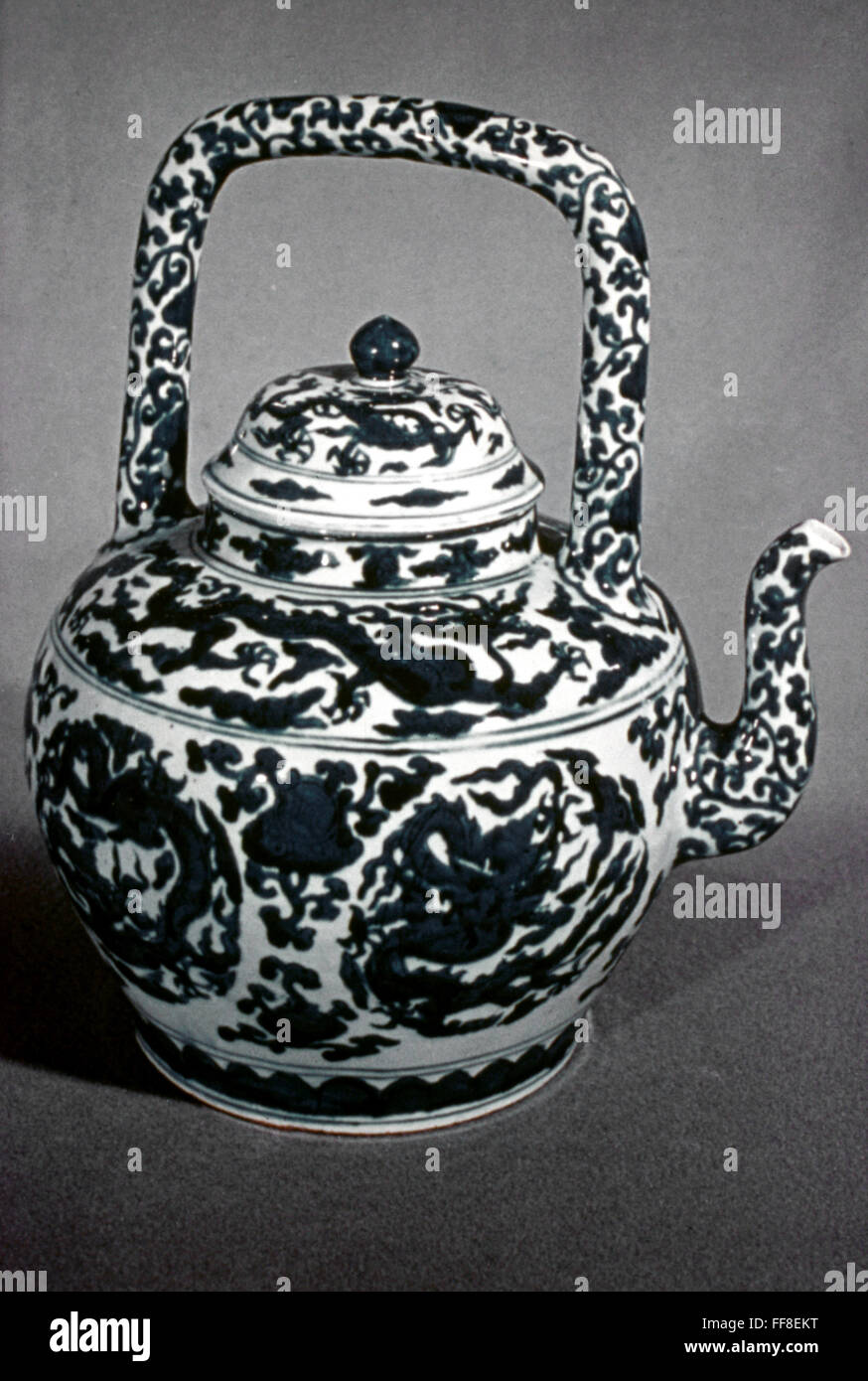 CHINA: MING TEAPOT. /nT'i-Liang hu, Lung-ch'ing ware, Ming Stock Photo ...