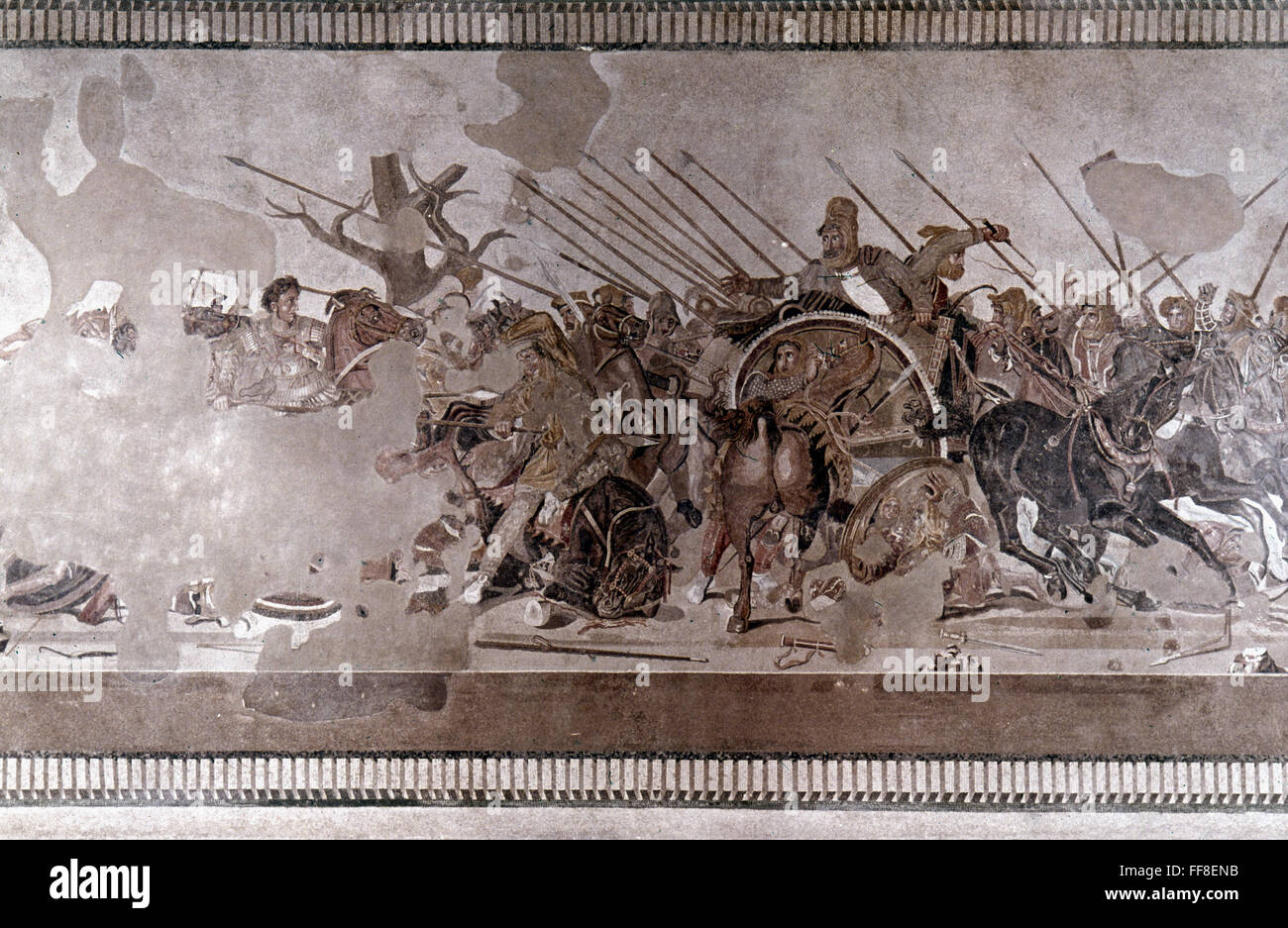 ALEXANDER THE GREAT. /nThe Battle of Issus between Alexander and Darius ...