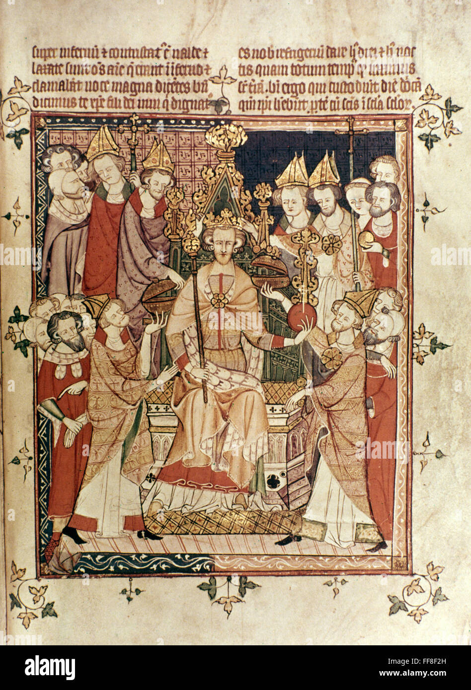 KING EDWARD III OF ENGLAND. /nCoronation of King Edward III of England ...
