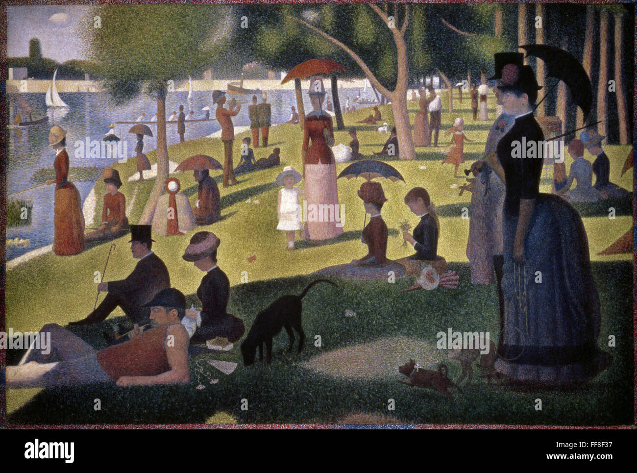 SEURAT: GRANDE JATTE, 1886. /n'A Sunday Afternoon on the Island of La ...