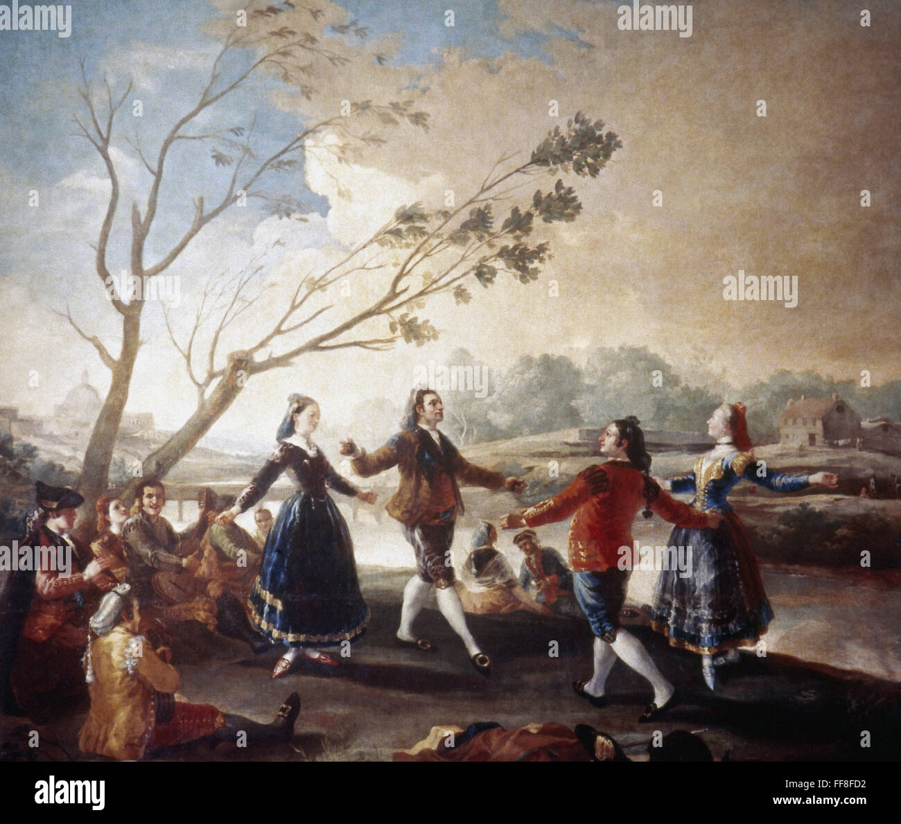 GOYA: DANCE, 1777. /nDance of San Antonio de la Florida, or Dance of ...