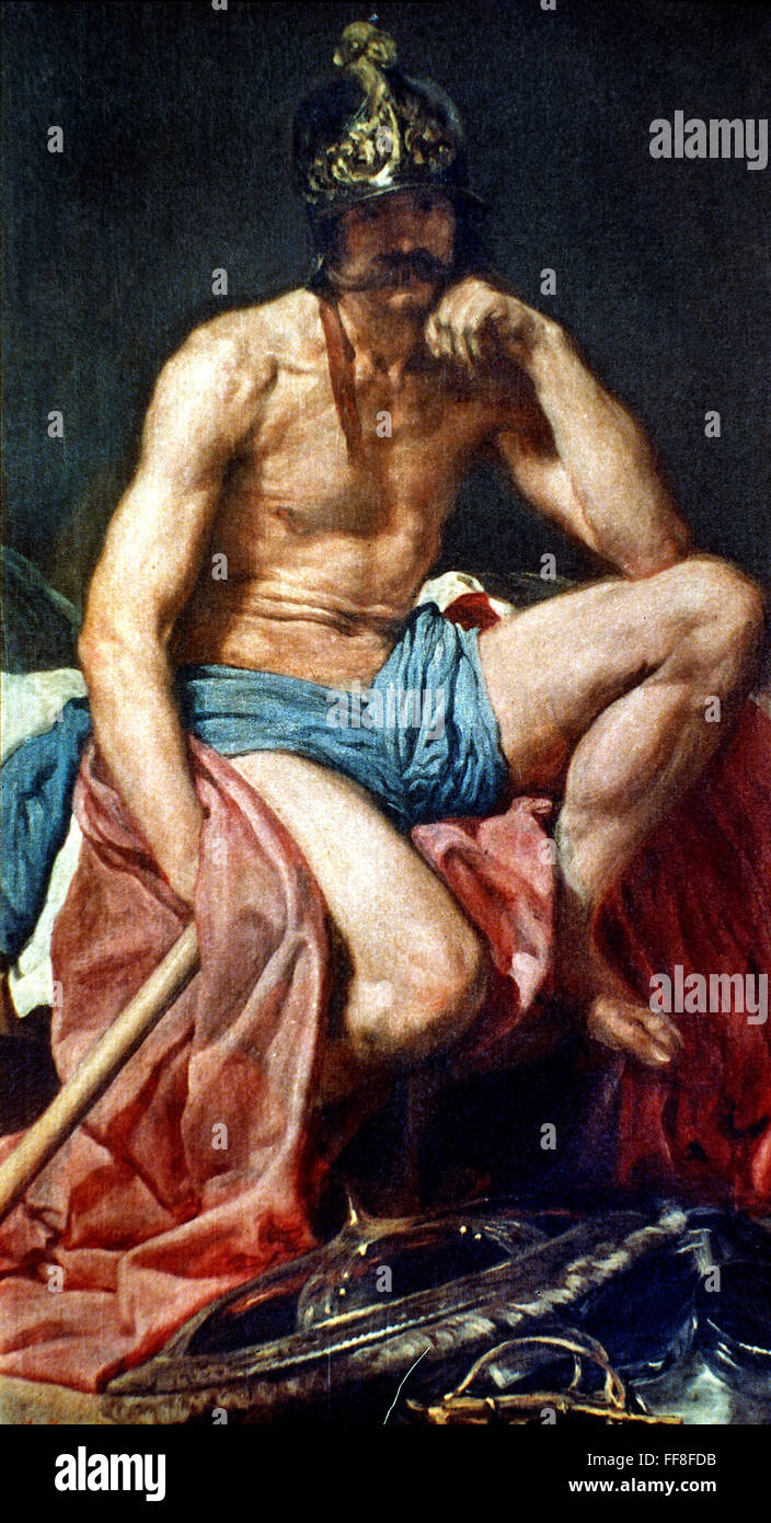 DIEGO VELAZQUEZ: MARS. /nOil on canvas Stock Photo - Alamy
