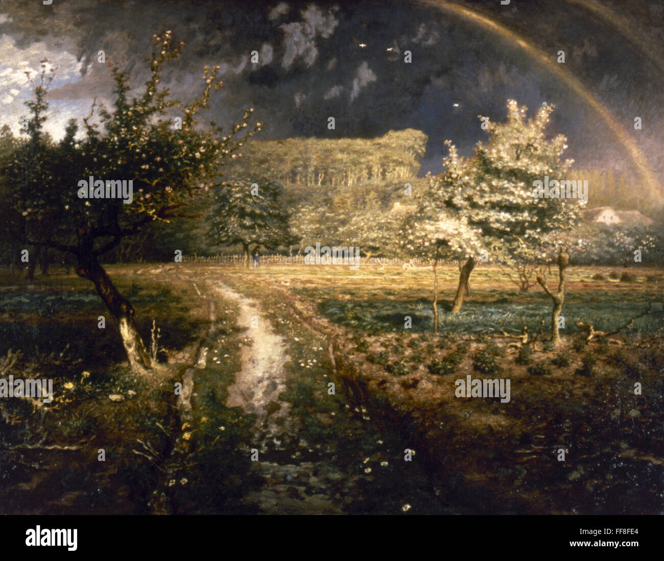 Spring 1868 1873 millet jean francois hi-res stock photography and ...