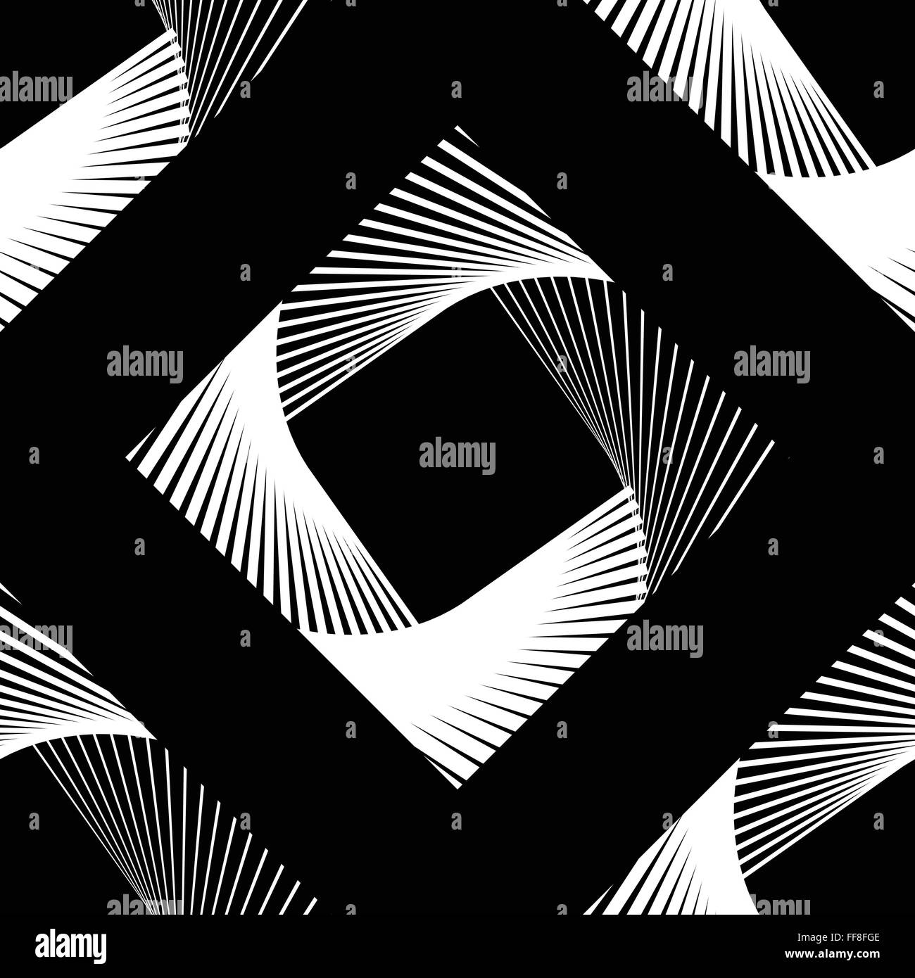 Seamless pattern of squares with random lines - Repeatable monochrome ...