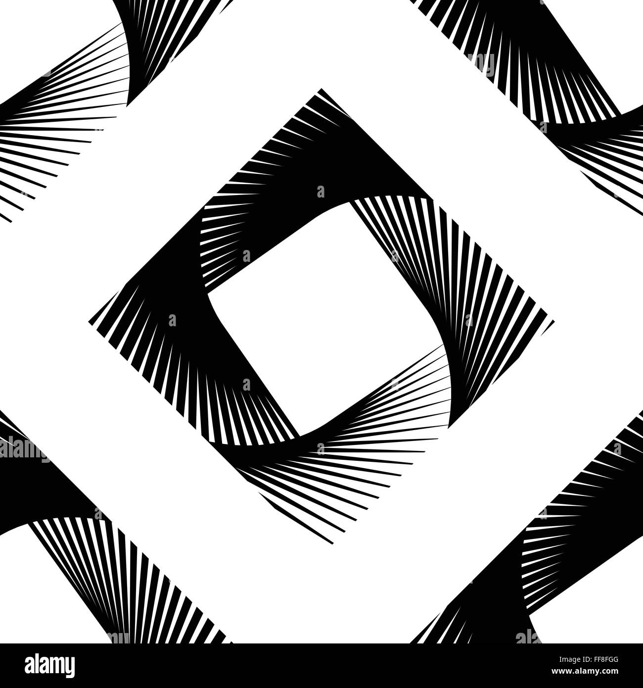 Seamless pattern of squares with random lines - Repeatable monochrome ...