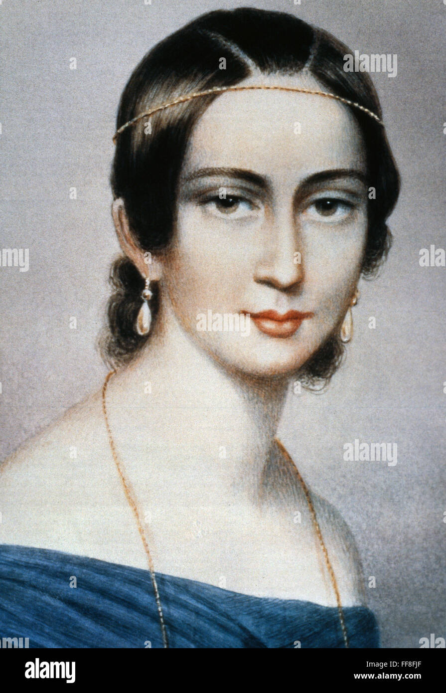CLARA SCHUMANN (1819-1896). /nNΘe Wieck. German pianist and composer ...