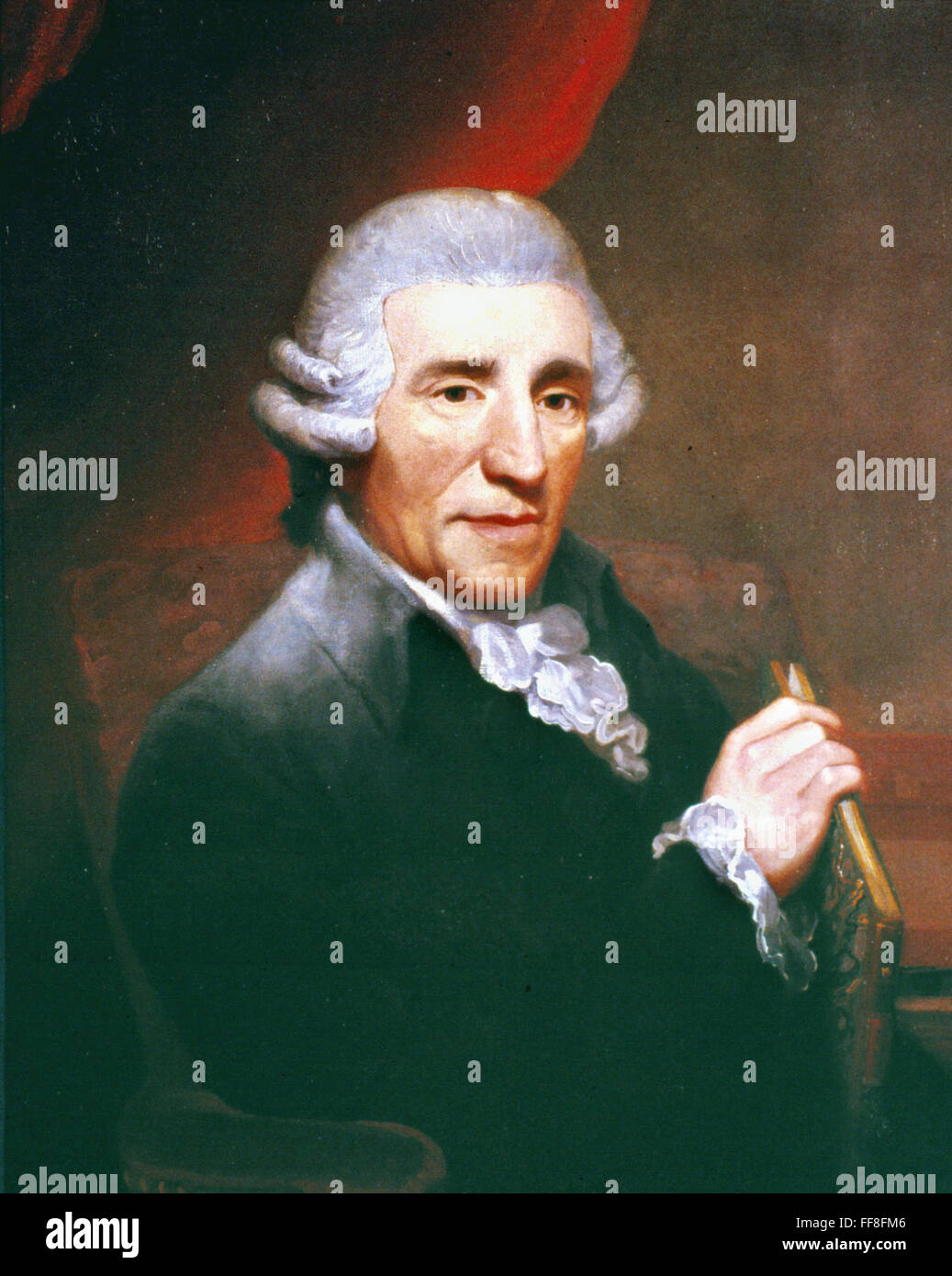 FRANZ JOSEPH HAYDN /n(1732-1809). Austrian composer. Oil on canvas ...
