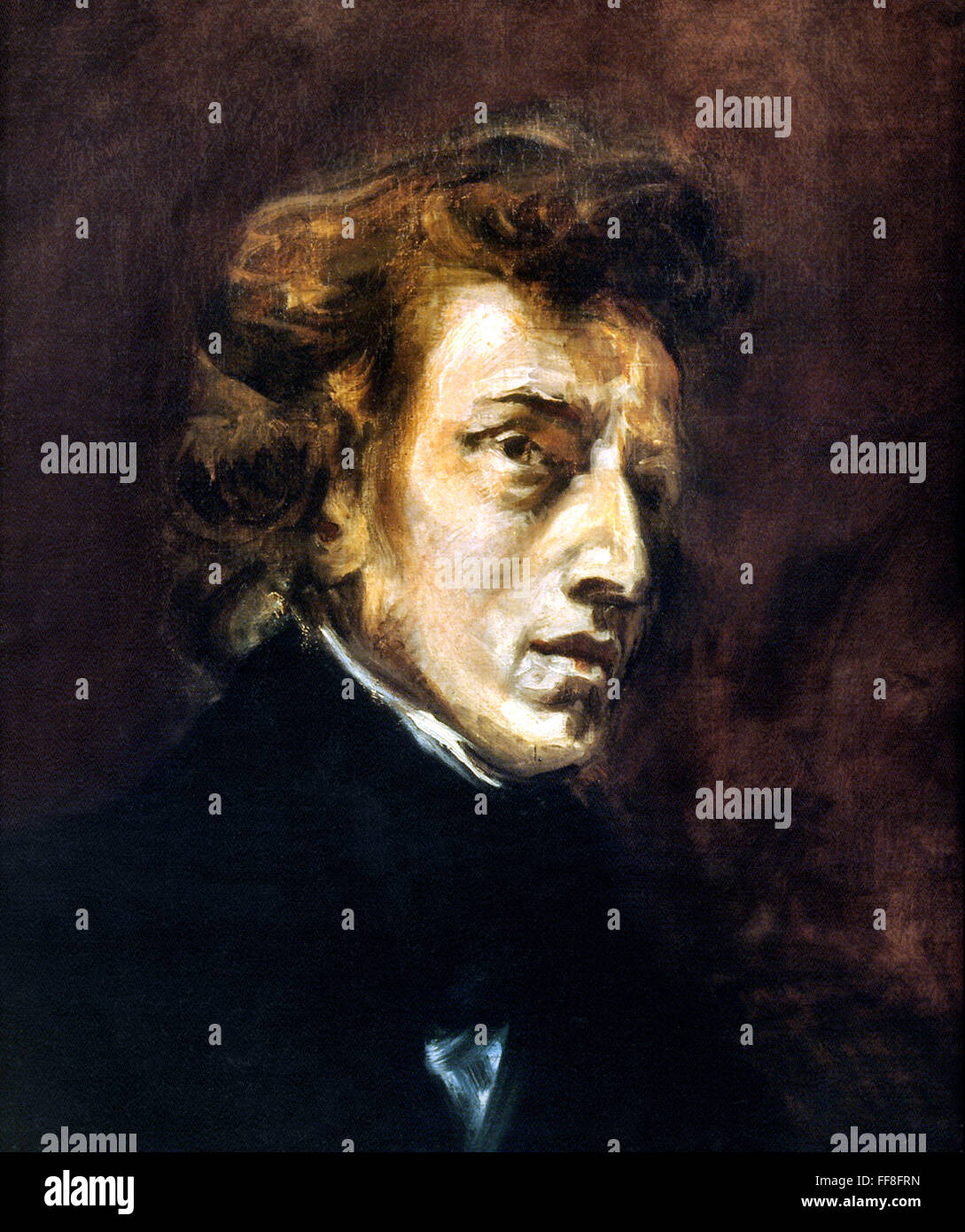 FREDERIC CHOPIN (1810-1849). /nPolish composer and pianist. Oil on ...