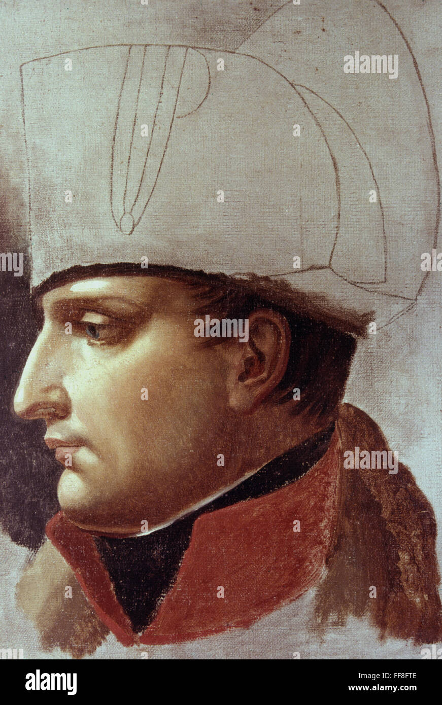 NAPOLEON BONAPARTE. /n(1769-1821). Emperor of France, 1804-14. Oil ...