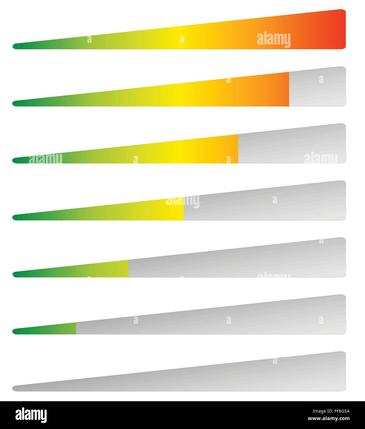 Horizontal progress loading bars red hi-res stock photography and images - Alamy