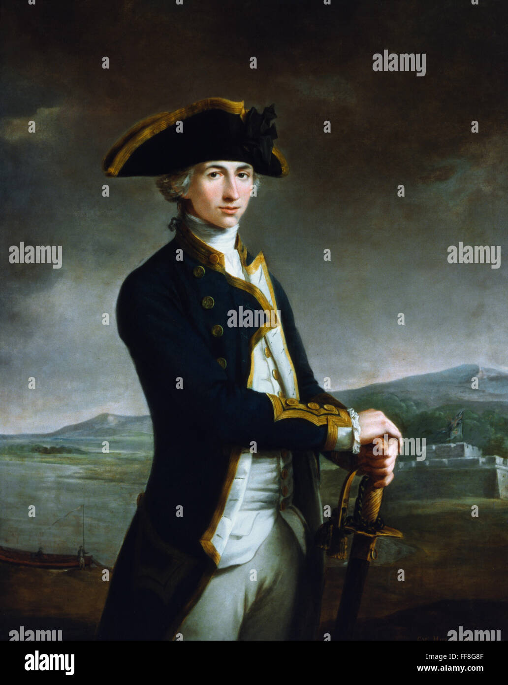 HORATIO NELSON (1758-1805). /nBritish naval officer. As a captain, by ...