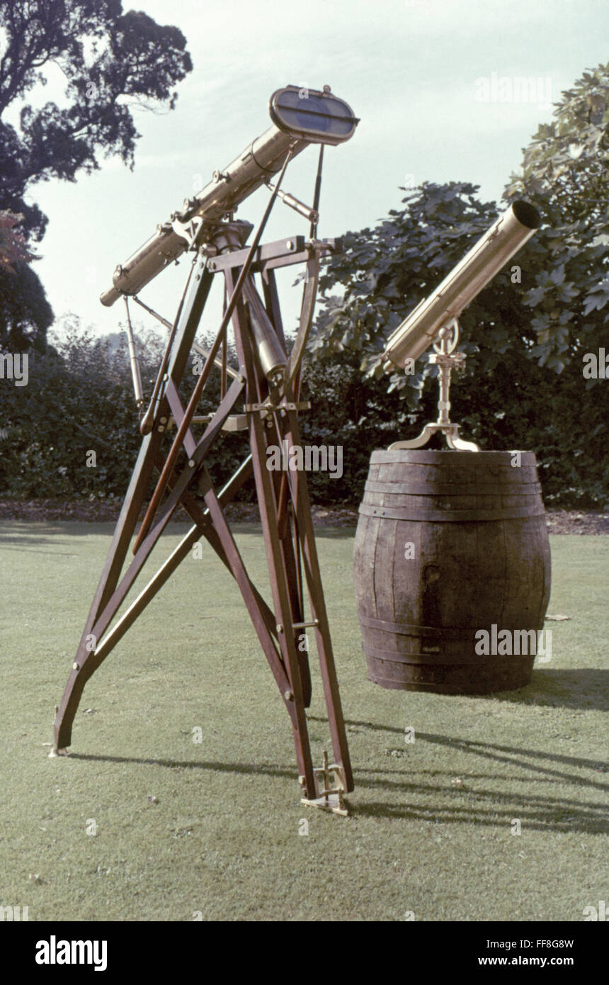 ASTRONOMICAL TELESCOPES. /nUsed by Captain James Cook to navigate the ...