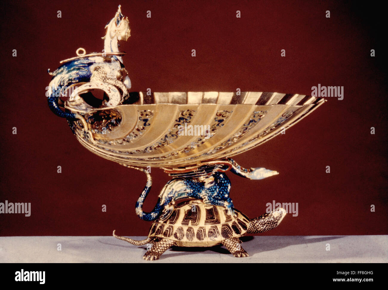 RENAISSANCE ENAMEL, 16th C. /nRospigliosi Cup of gold, enamel, and ...