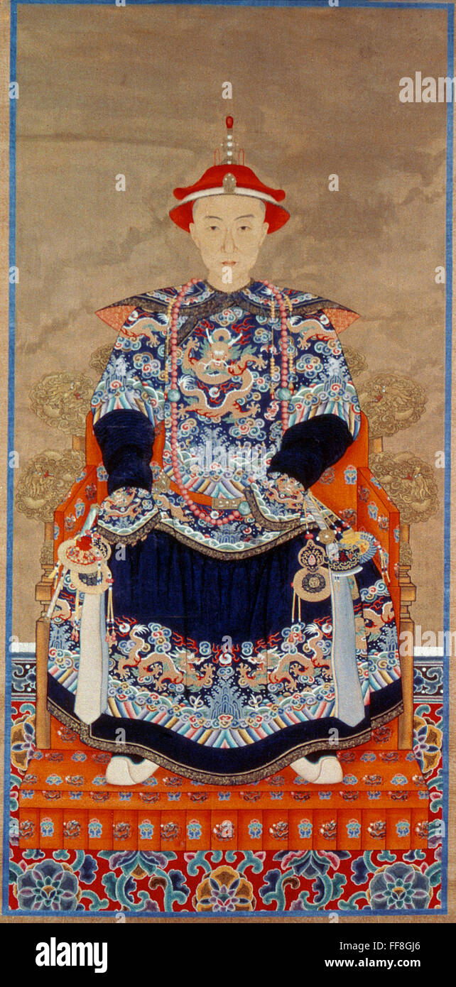 EMPEROR CH'IEN LUNG /n(1711-1799). Chinese emperor (1736-1796). 19th ...