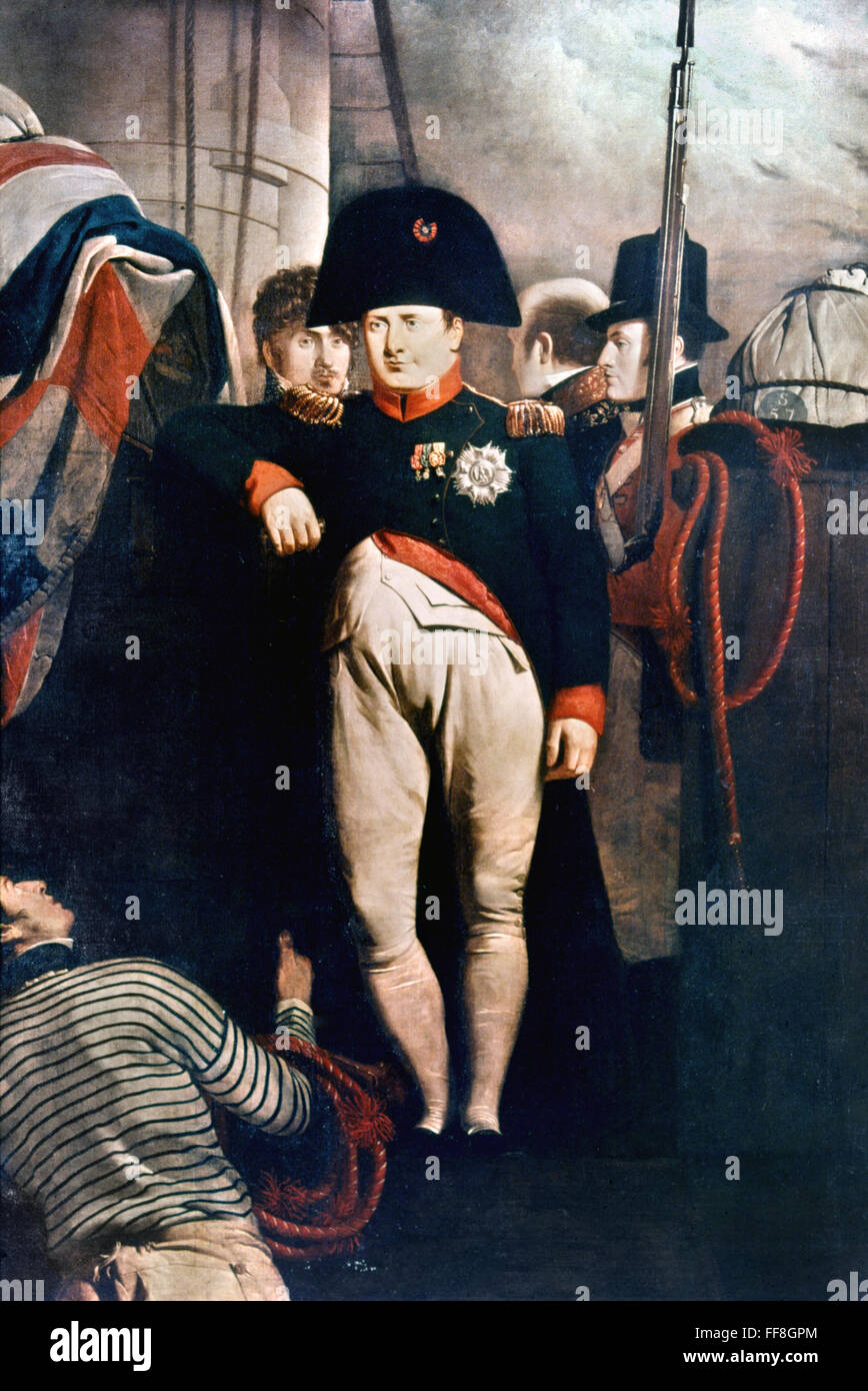 NAPOLEON BONAPARTE /n(1769-1821). Emperor of France, 1804-1814. On the ...