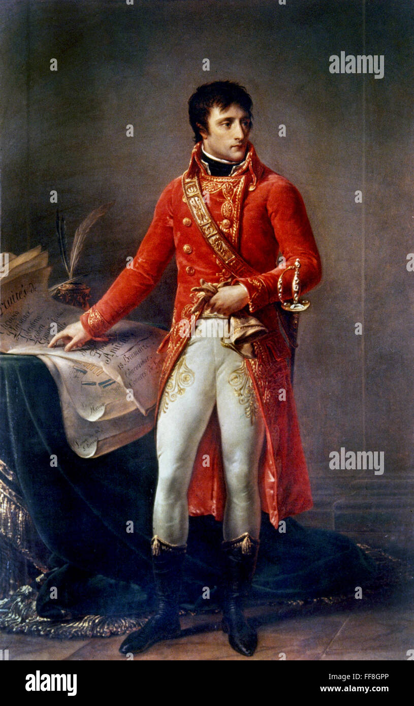 NAPOLEON BONAPARTE /n(1769-1821). Emperor of France, 1804-1814. As ...