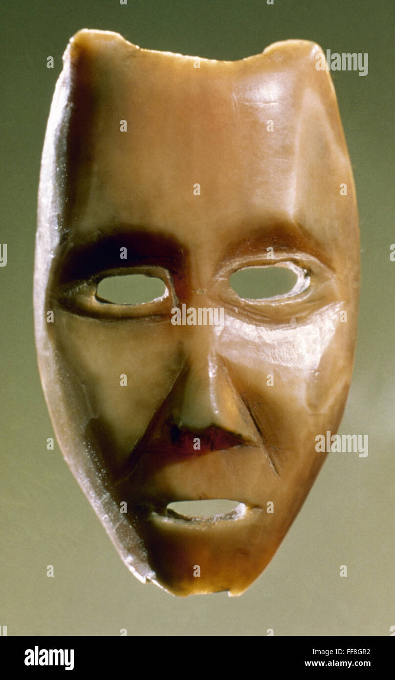NATIVE AMERICAN/INUIT IVORY. /nCanadian Inuit ivory mask, Dorset ...