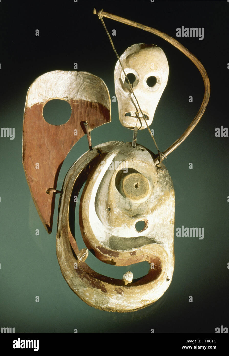 NATIVE AMERICAN/INUIT MASK. /nCanadian Inuit ceremonial mask Stock ...