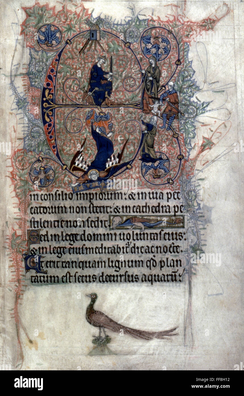 JUDGMENT OF SOLOMON /nIn an initial E: illumination from an English ...