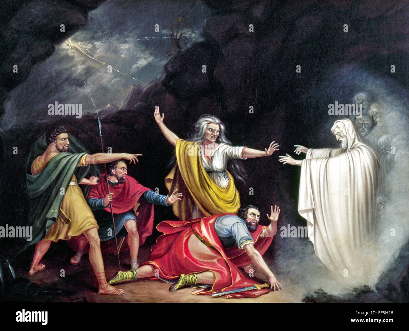 SAUL & WITCH OF ENDOR. /nOil on canvas, 1828, by William Sidney Mount ...