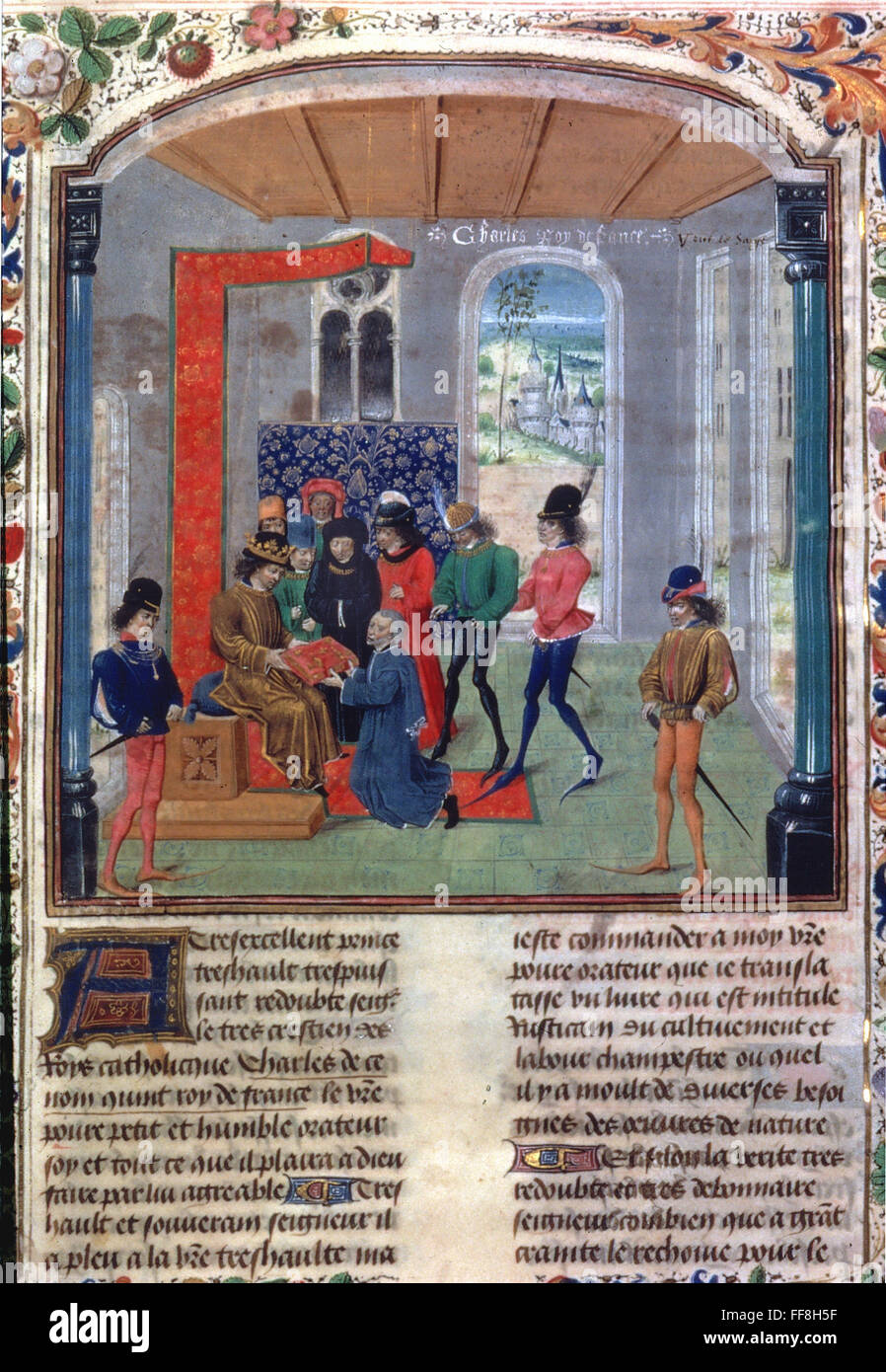 KING CHARLES V OF FRANCE /n(1337-1380). Also called Charles the Wise ...