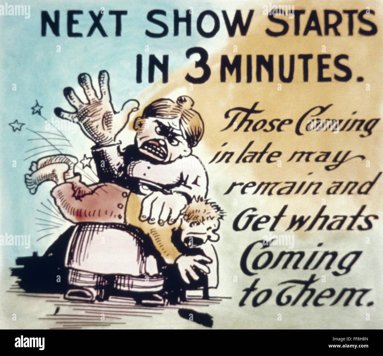 INTERMISSION SLIDE. /nAmerican silent movie Stock Photo - Alamy