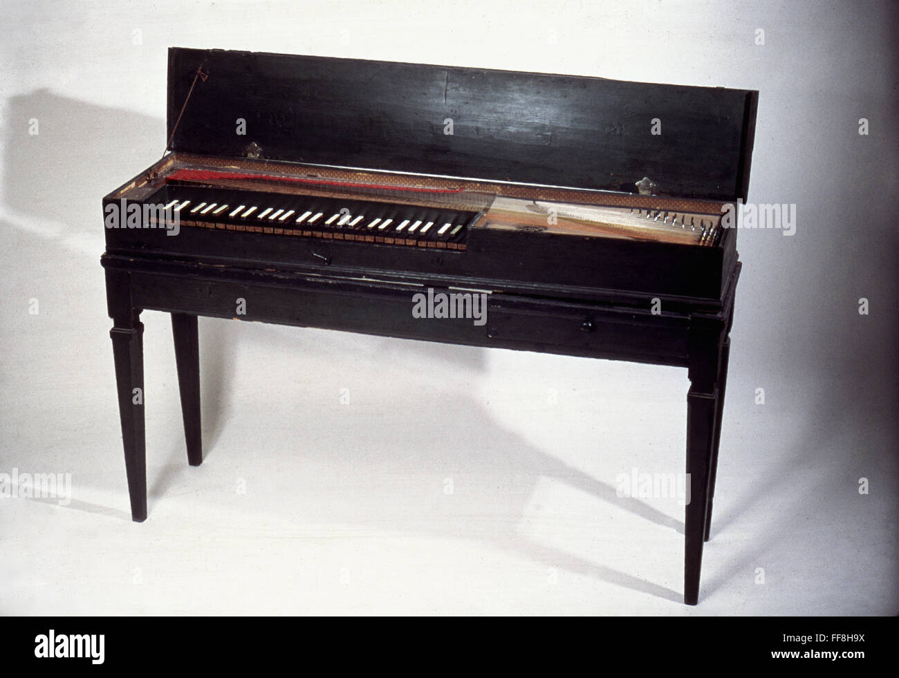 CLAVICHORD, 18th CENTURY. /nMade by an unknown German craftsman Stock ...