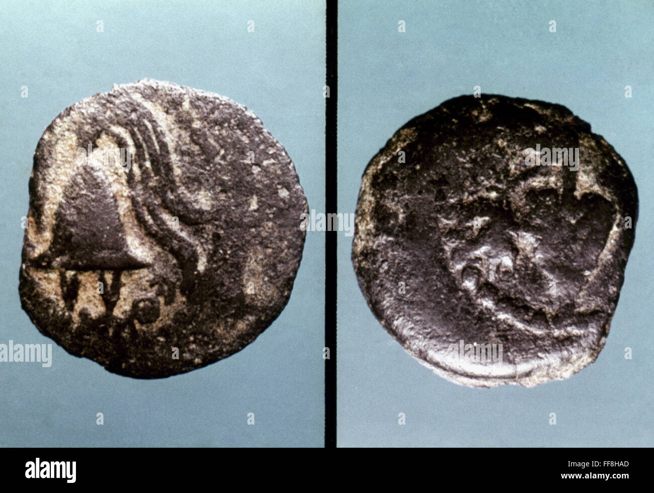 JUDAEAN COIN /nof Herod Archelaus, 4 B.C.-6 A.D Stock Photo - Alamy