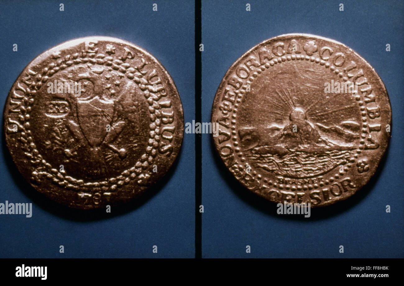 CURRENCY: U.S. COIN, 1787. /nUnited States gold doubloon by Ephraim ...