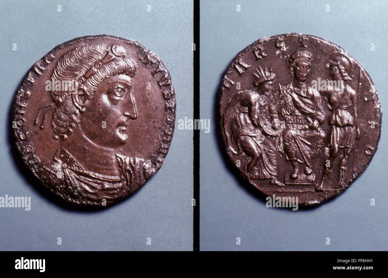 ROMAN COIN: CONSTANTIUS II. /nConstantius II (337-361) on Roman bronze ...