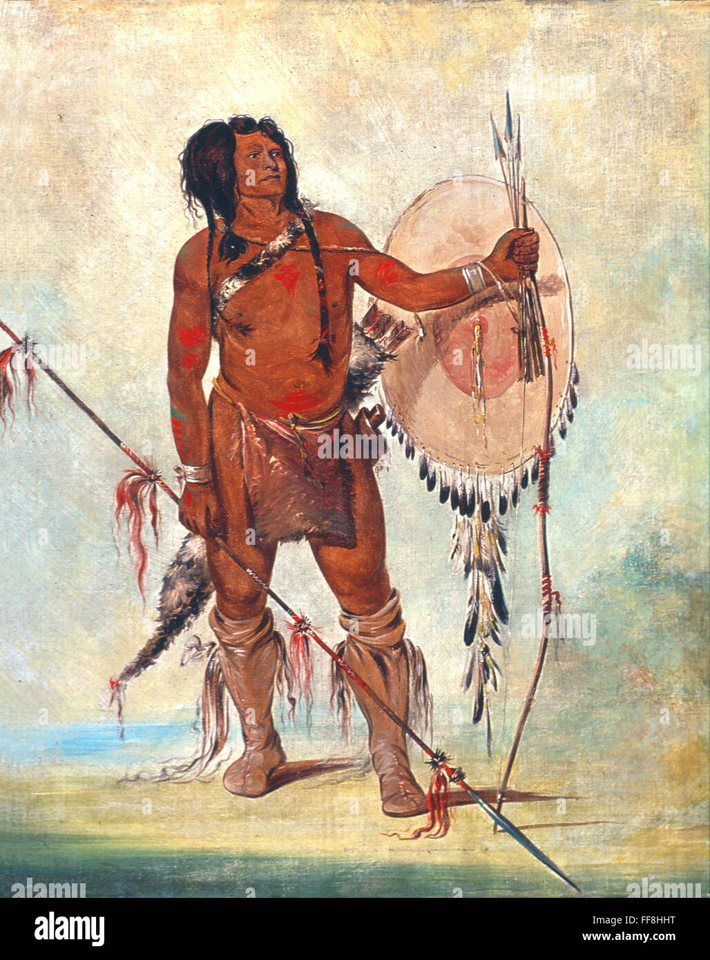 LITTLE SPANIARD, 1834. /nHis-oo-san-ches, a captive Mexican with the ...